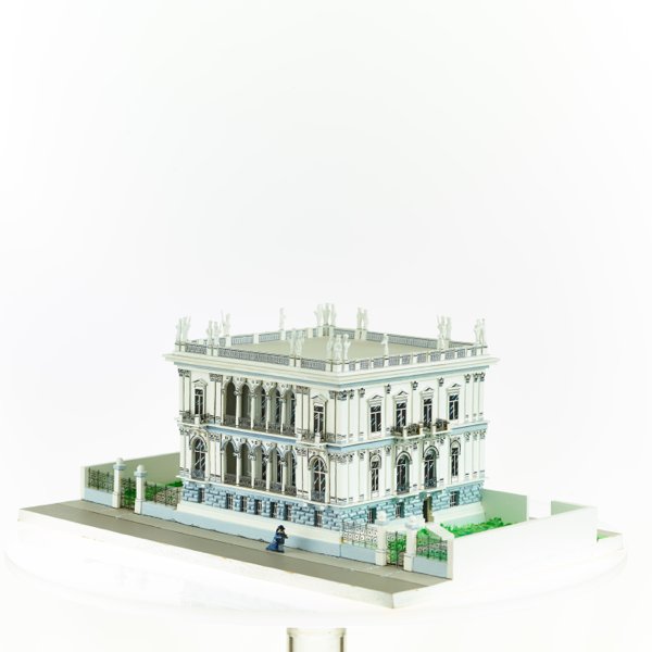 Model of Schliemann's villa "Iliou Melathron" in Athens