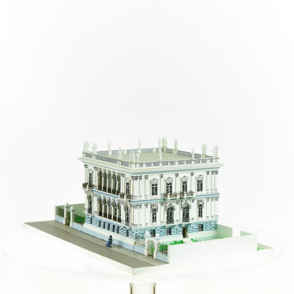 Modell von Schliemanns Villa „Iliou Melathron“ in Athen