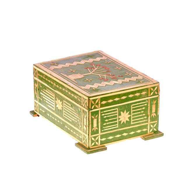 Wooden box of a Soviet prisoner of war