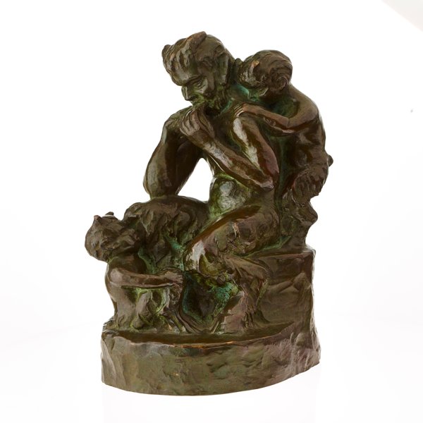 Wilhelm Jäger: Panpipes Player (faun)