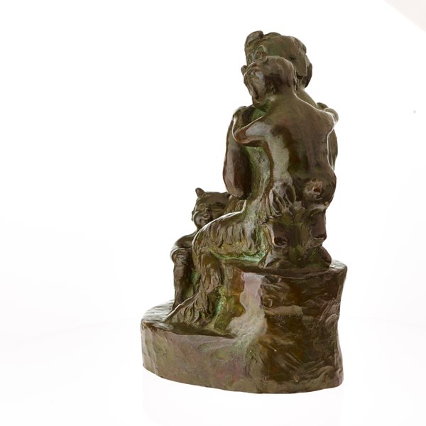 Wilhelm Jäger: Panpipes Player (faun)