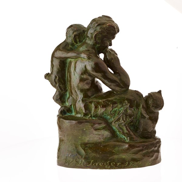 Wilhelm Jäger: Panpipes Player (faun)