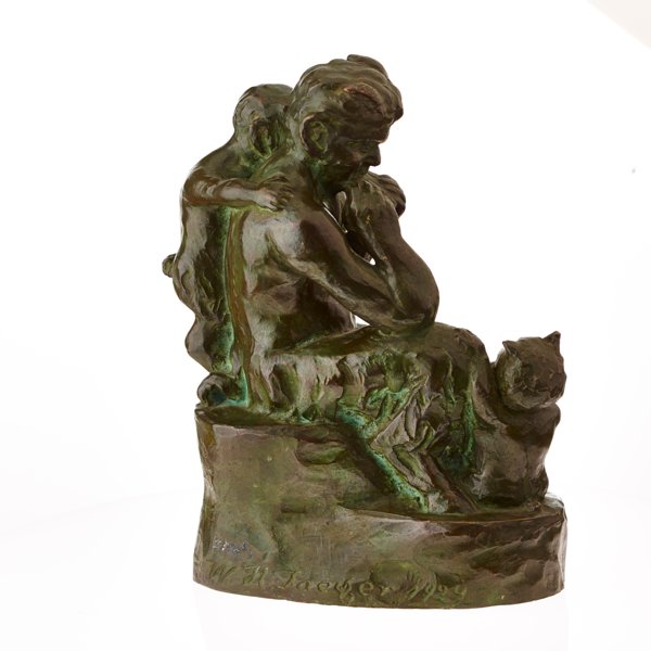 Wilhelm Jäger: Panpipes Player (faun)