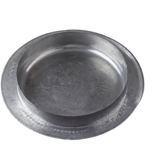 “Kaltschale” (cold sweet soup) tin bowl