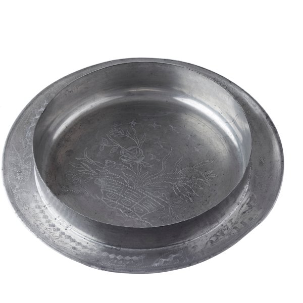 “Kaltschale” (cold sweet soup) tin bowl