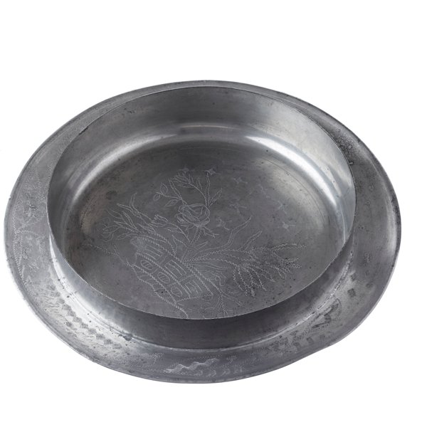 “Kaltschale” (cold sweet soup) tin bowl